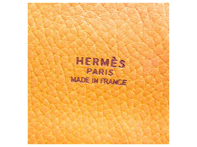 Hermès White Bus Leather ref.652073 - Joli Closet