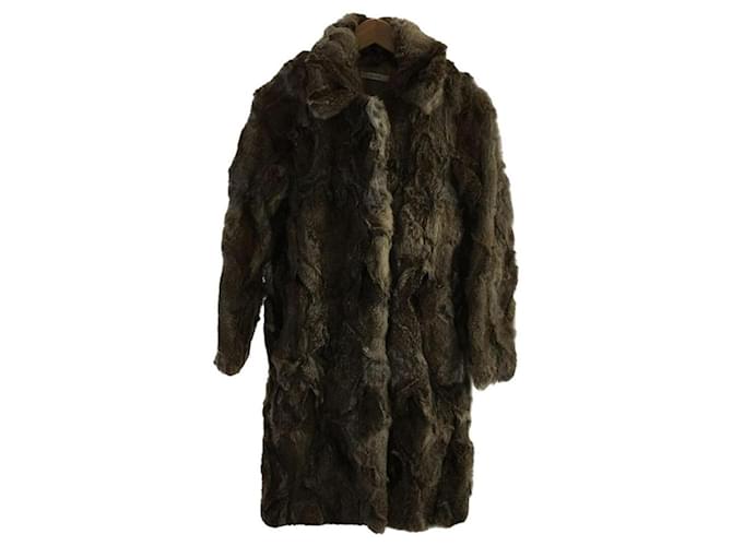 Céline ** CELINE CELINE Celine/rabbit fur coat Brown ref.655764 - Joli ...