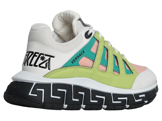 Versace Trigreca Sneakers White ref.661763 - Joli Closet
