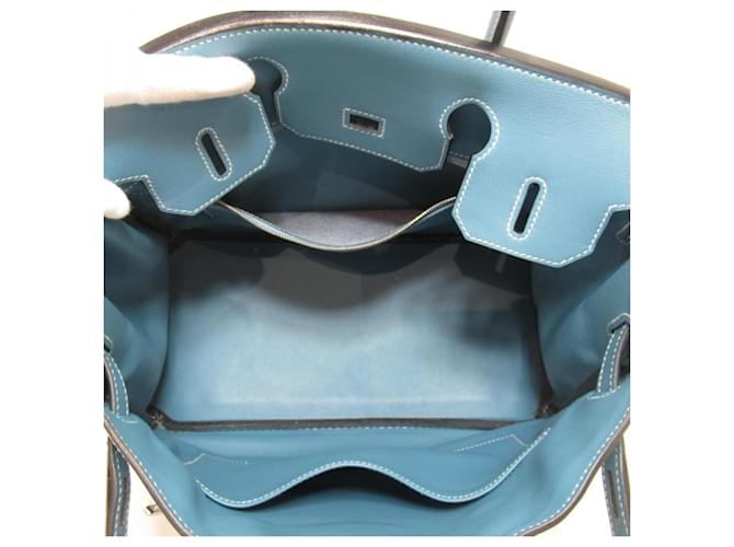 Hermès HERMES BIRKIN Light blue Leather ref.678034 - Joli Closet
