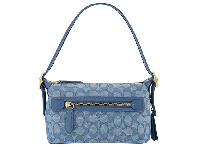 Coach Demi Bag in Blue Jacquard ref.692925 - Joli Closet