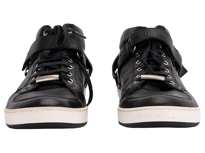 Christian Dior Baskets noires et blanches Cuir ref.703356 - Joli Closet