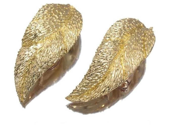 Van Cleef & Arpels Blattgoldohrringe Gelb Weißgold Gelbes Gold ref ...