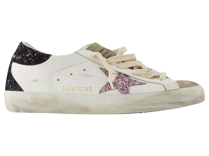 Golden Goose Deluxe Brand Super Star Sneakers in Multicolour Leather ...