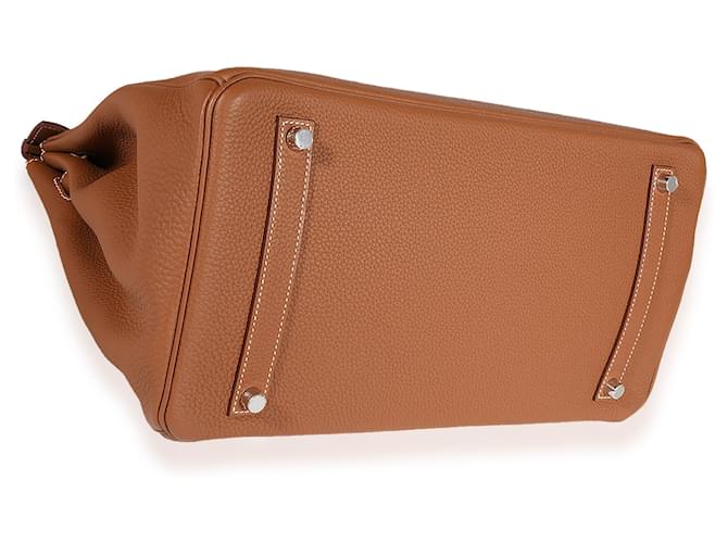 Hermès Hermes Gold Togo Birkin 35 PHW Brown Leather ref.744075 - Joli ...