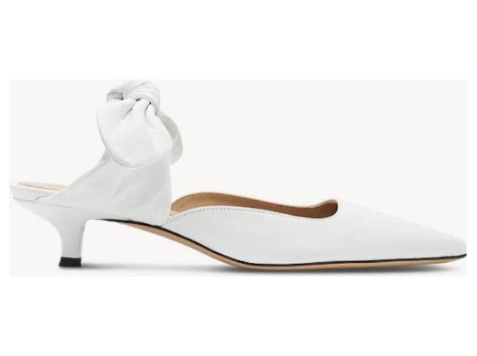 The row coco mules White Leather ref.778189 - Joli Closet