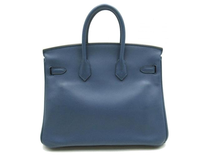 Hermès HERMES BIRKIN 25 Blue Leather ref.789616 - Joli Closet