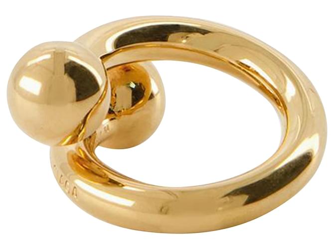 Skate Ring Ring - Balenciaga - Gold Golden Metallic ref.794678 - Joli ...