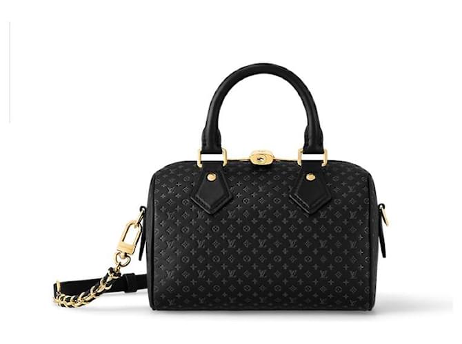 Louis Vuitton LV speedy 20 micro monogram black Leather ref.797475 ...