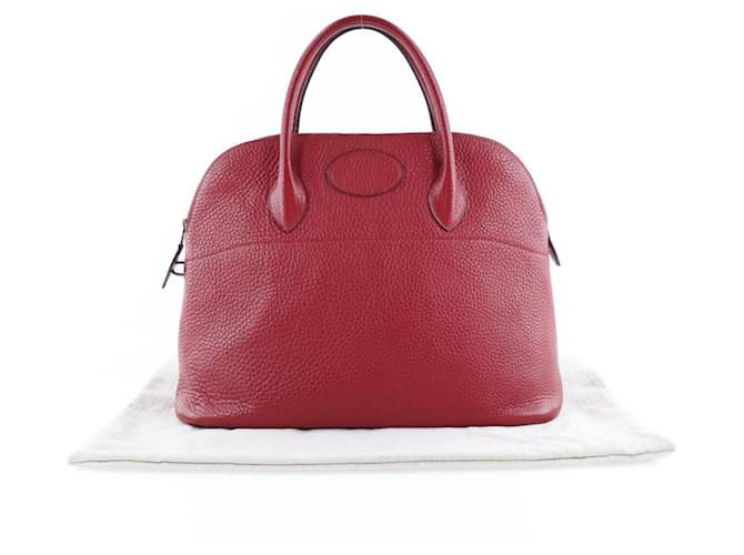 Hermès Hermes Bolide Red Leather ref.830157 - Joli Closet