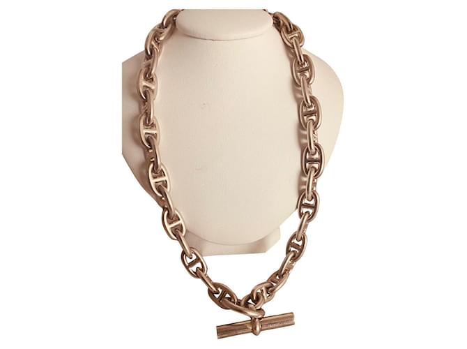 Hermès Vintage anchor chain Silvery Silver ref.833031 - Joli Closet