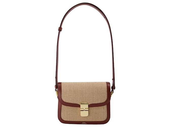 Apc Grace Small Hobo Bag - A.P.C. - Hazelnut - Leather Brown ref.840899 ...