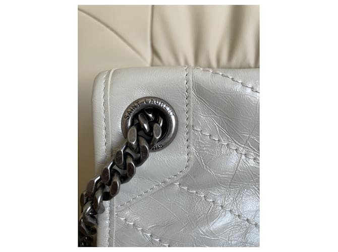 Saint Laurent Yves Saint-Laurent Niki bag White Leather ref.852647 ...