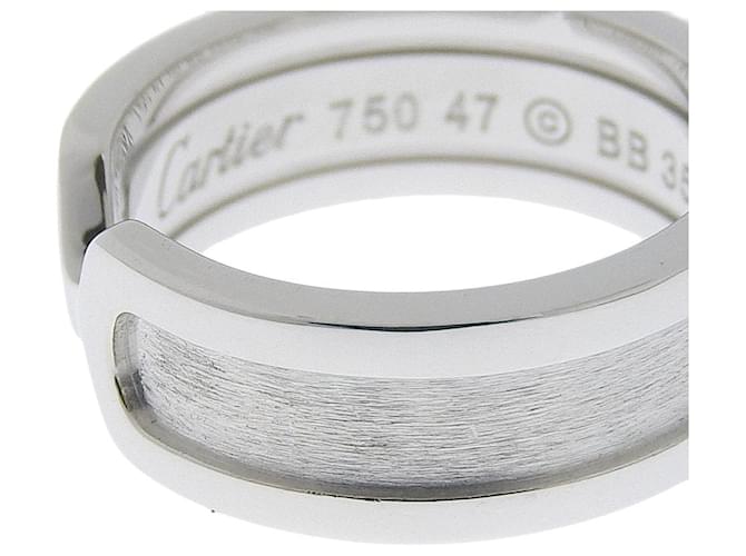 cartier 2C C2 Or blanc Argenté ref.857040 - Joli Closet