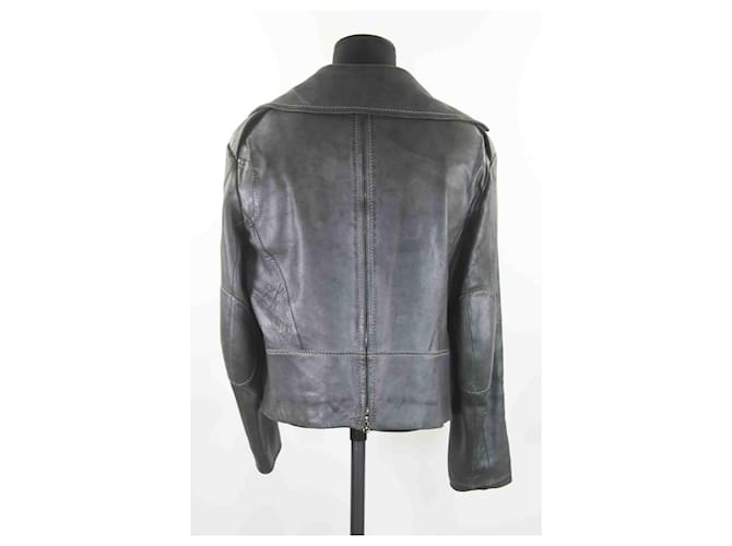 Louis Vuitton jacket 38 Grey Leather ref.857671 - Joli Closet