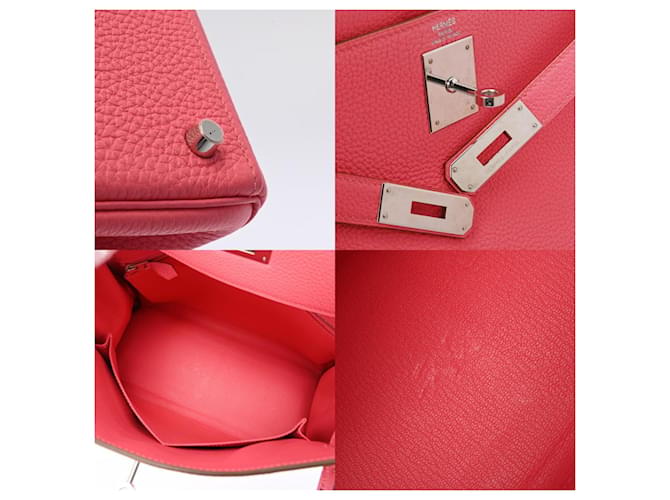 Hermès Kelly 28 Pink Leather ref.860089 - Joli Closet