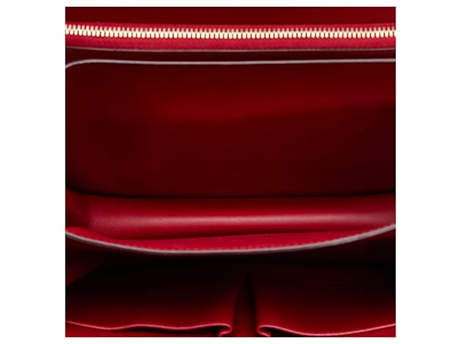 Céline Celine Red Classic Box Leather Pony-style calfskin ref.916542 ...