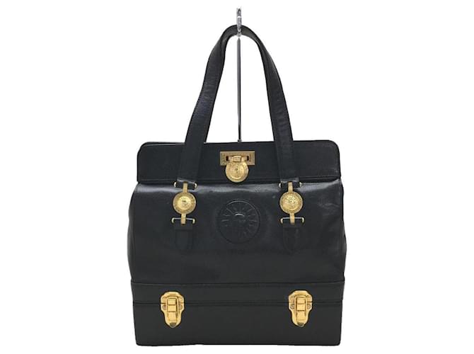 **Gianni Versace Handtasche aus schwarzem Leder ref.950794 - Joli Closet