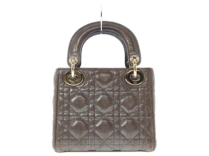 Dior Lady Dior Brown Leather ref.972472 - Joli Closet