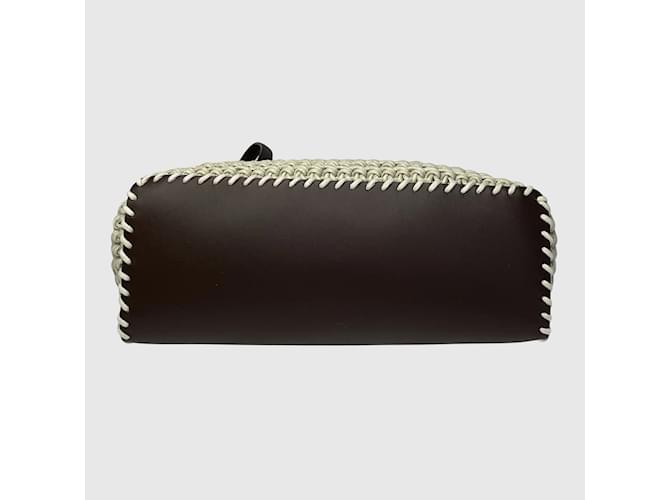 Loro Piana Bordeaux/Off-White Extra Pocket L27 Bag Medium Leather ref ...