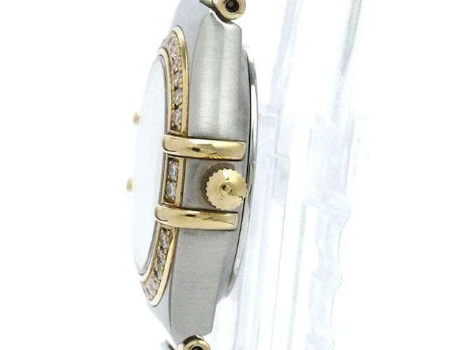 Omega Constellation Diamond 18K Gold Steel Watch ref.1629766 - Joli Closet