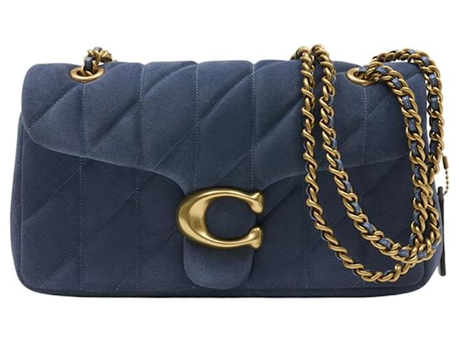 Tabby 26 Chain Shoulder Bag - Coach - Leather - Blue Pony-style ...