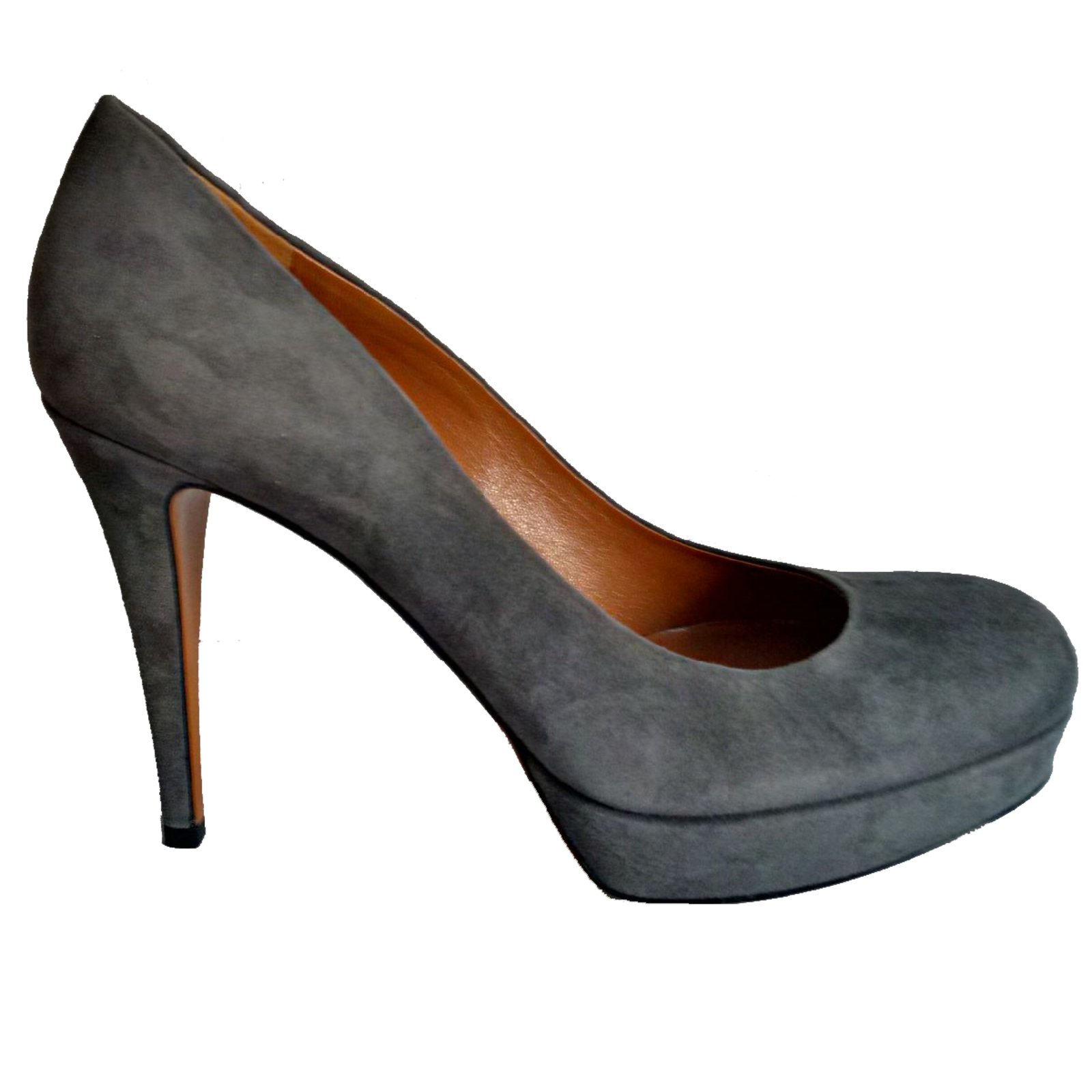 Gucci Heels Grey Deerskin ref.9068 - Joli Closet
