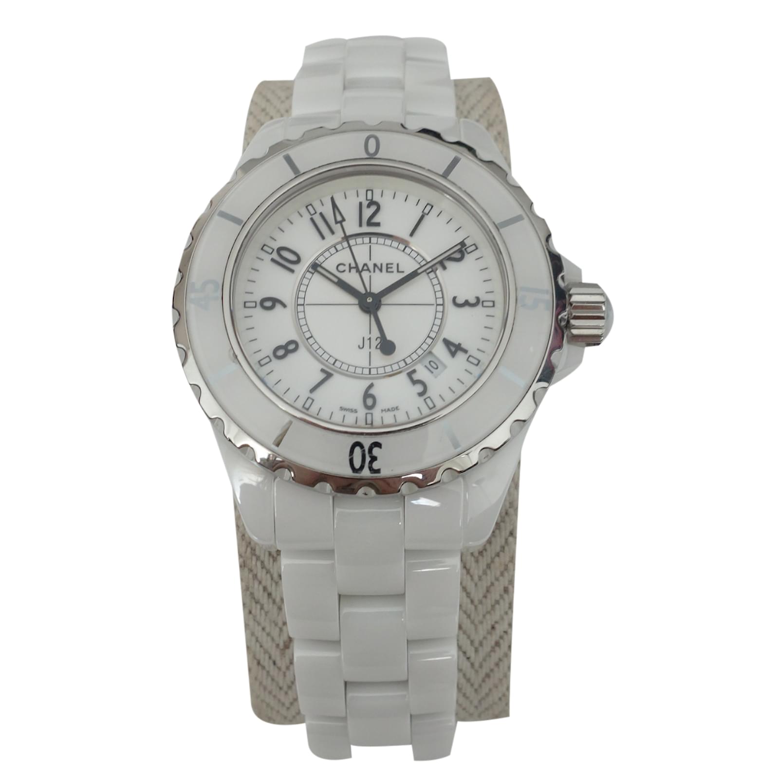 Chanel Watch White Ceramic ref.22788 - Joli Closet