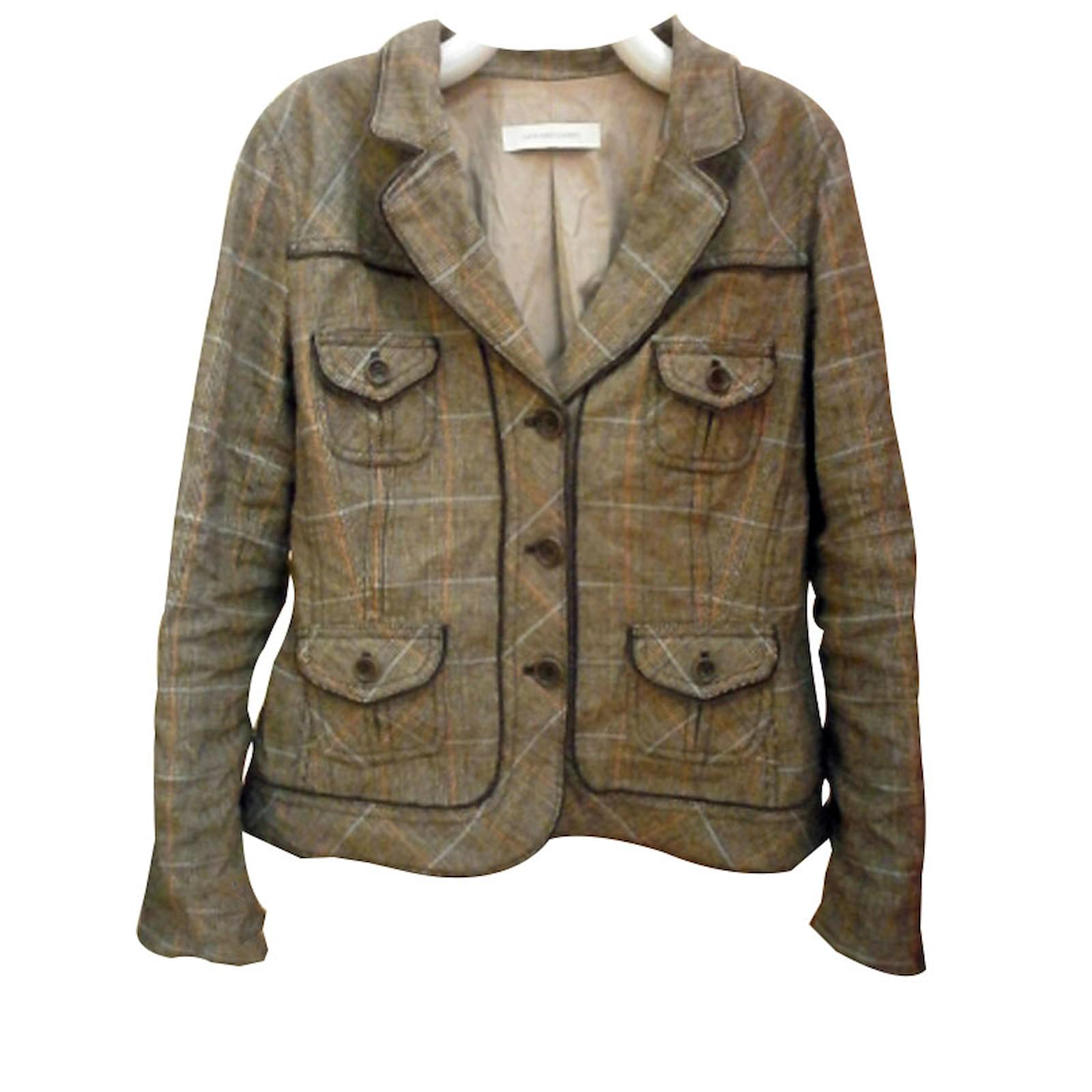 Gerard Darel Jacket Brown Wool ref.27199 - Joli Closet