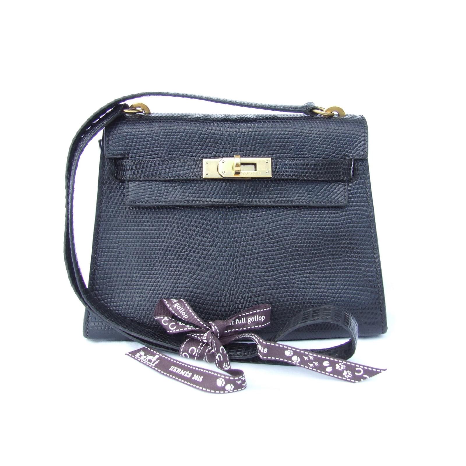 Herm s Mini Kelly 20 Cm Handbags Other Black Ref 28304 Joli Closet