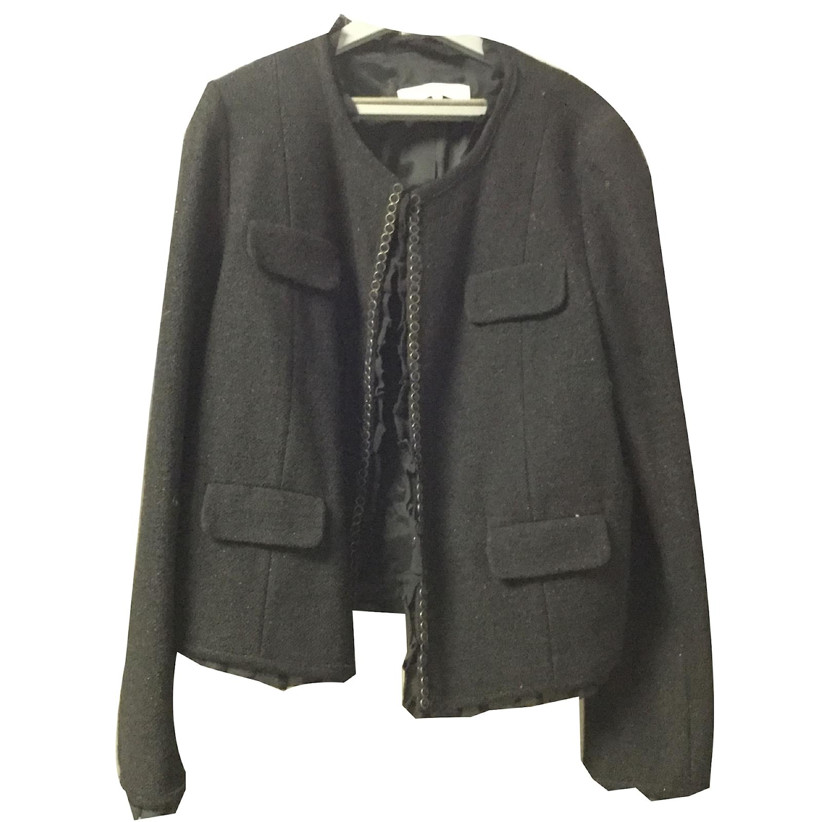 Gerard Darel Jacket Black Wool ref.30785 - Joli Closet