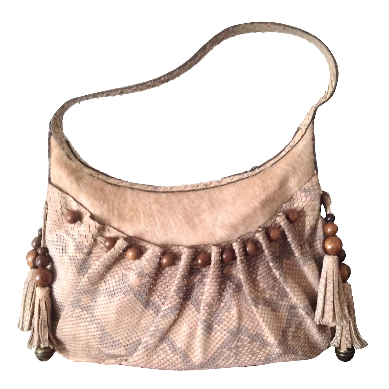 Givenchy Handtasche Beige Leder ref.30908 - Joli Closet