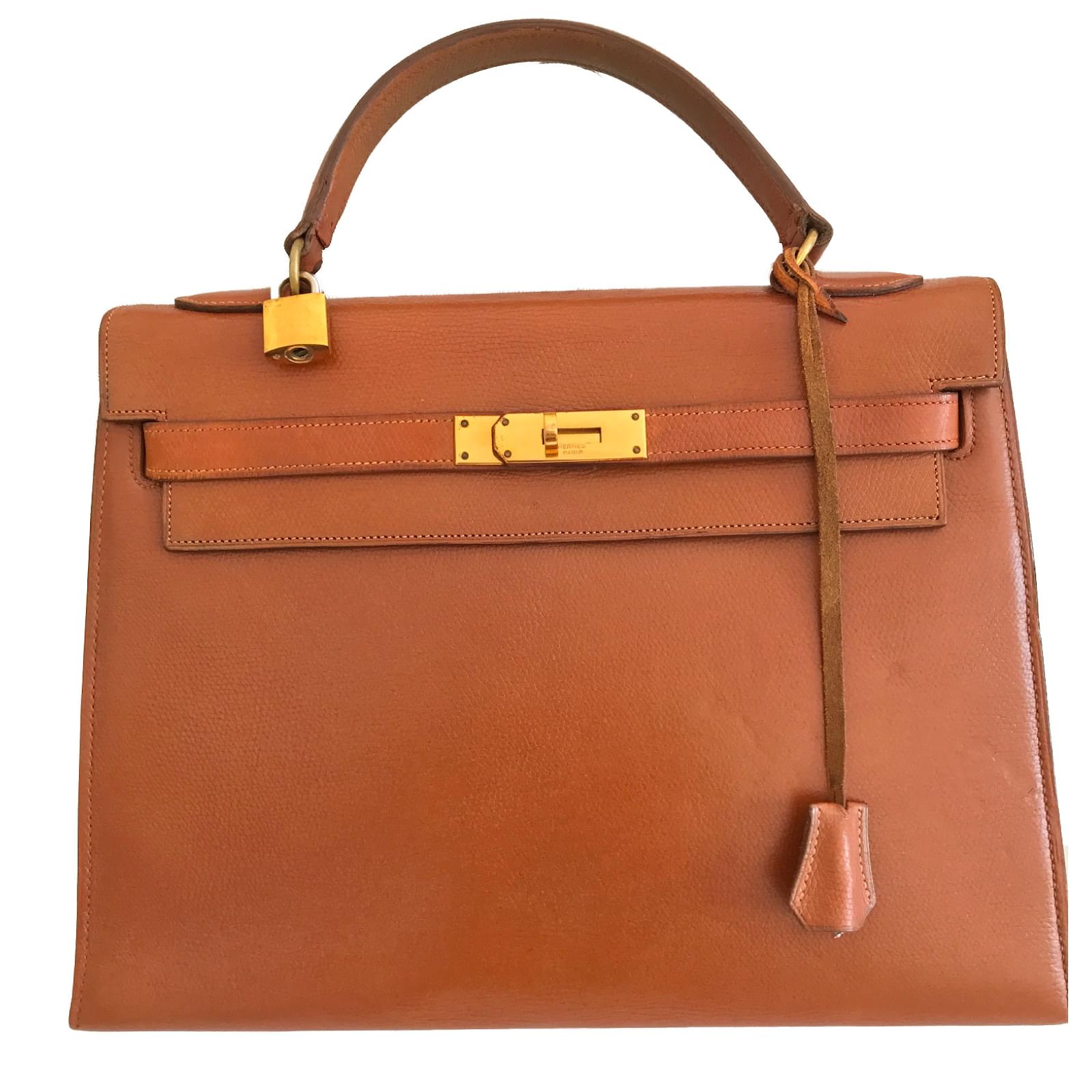 Hermès Kelly Marrón claro Cuero ref.539357 - Joli Closet