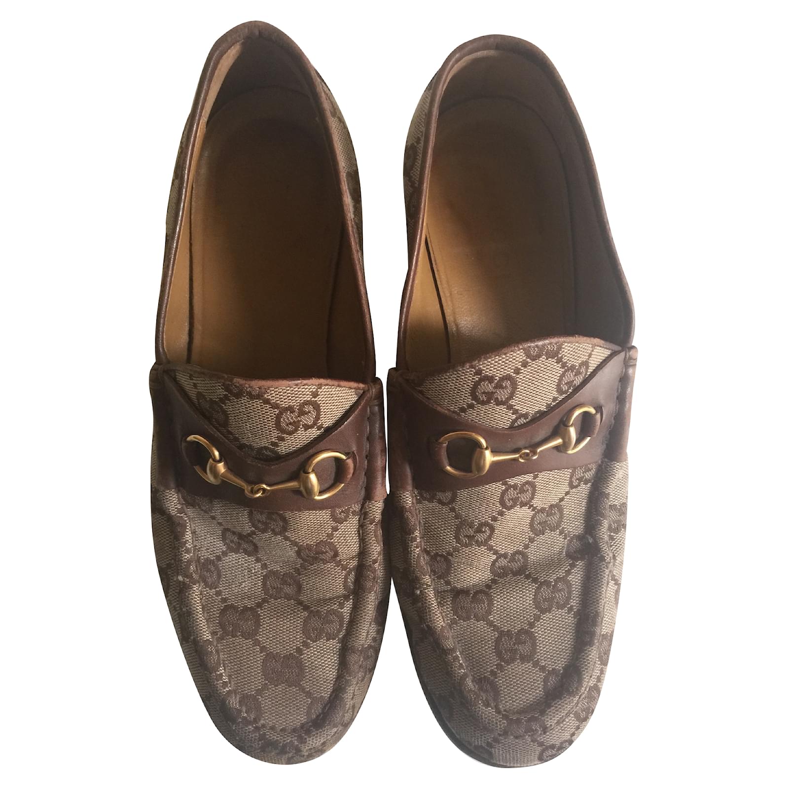 Mocassins Gucci Mocassins Autre Marron ref.42157 - Joli Closet