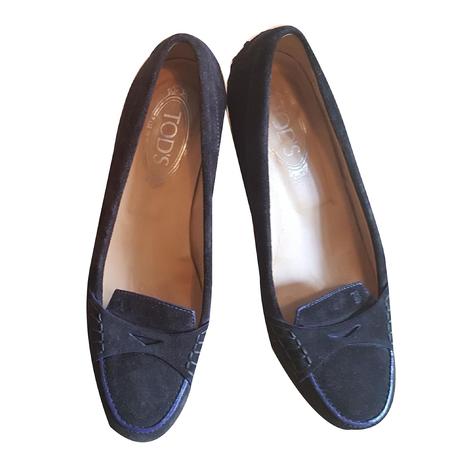 Tods Mocassins Cuir Marron Ref46403 Joli Closet