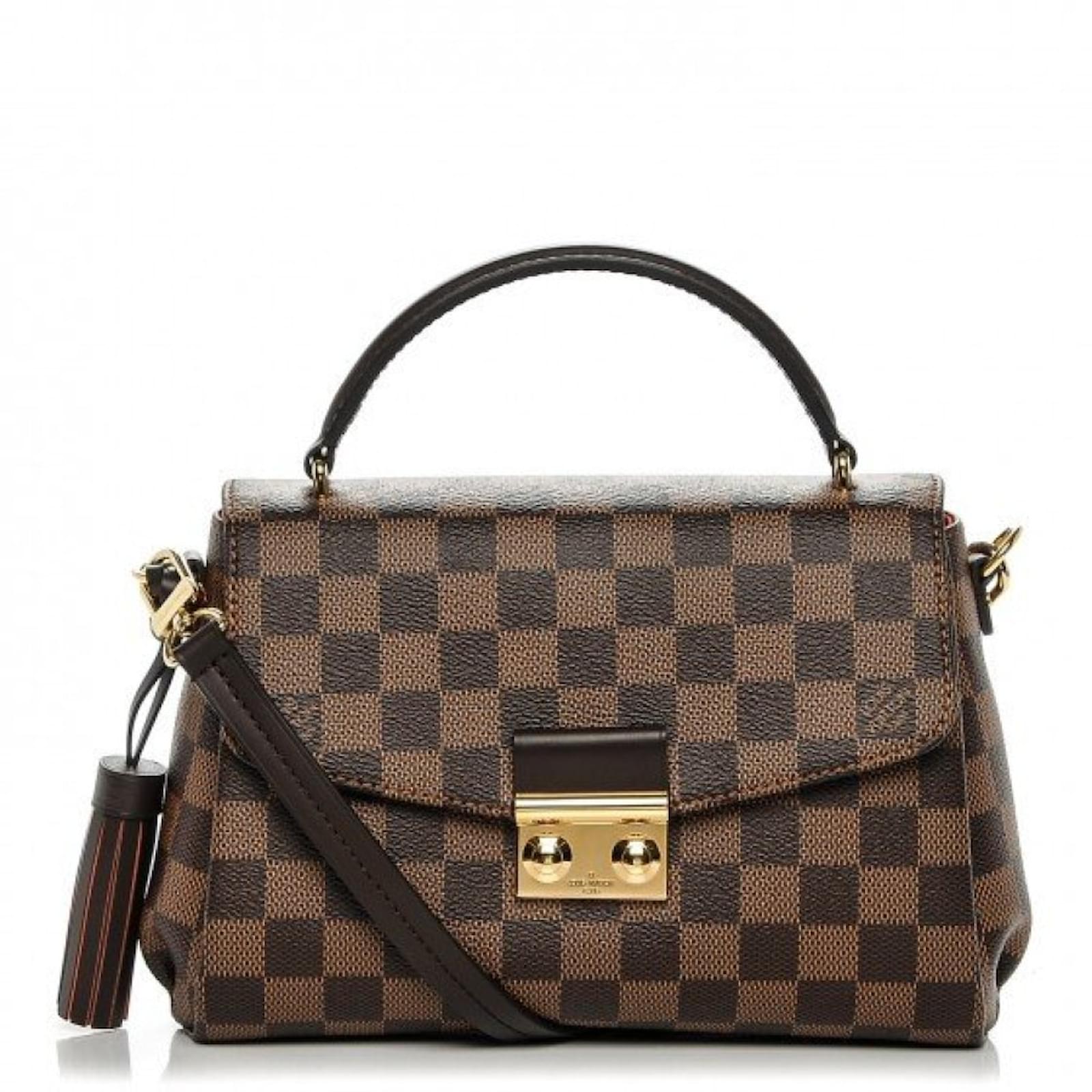 Louis Vuitton Croisette Cuir Marron ref.47027 - Joli Closet