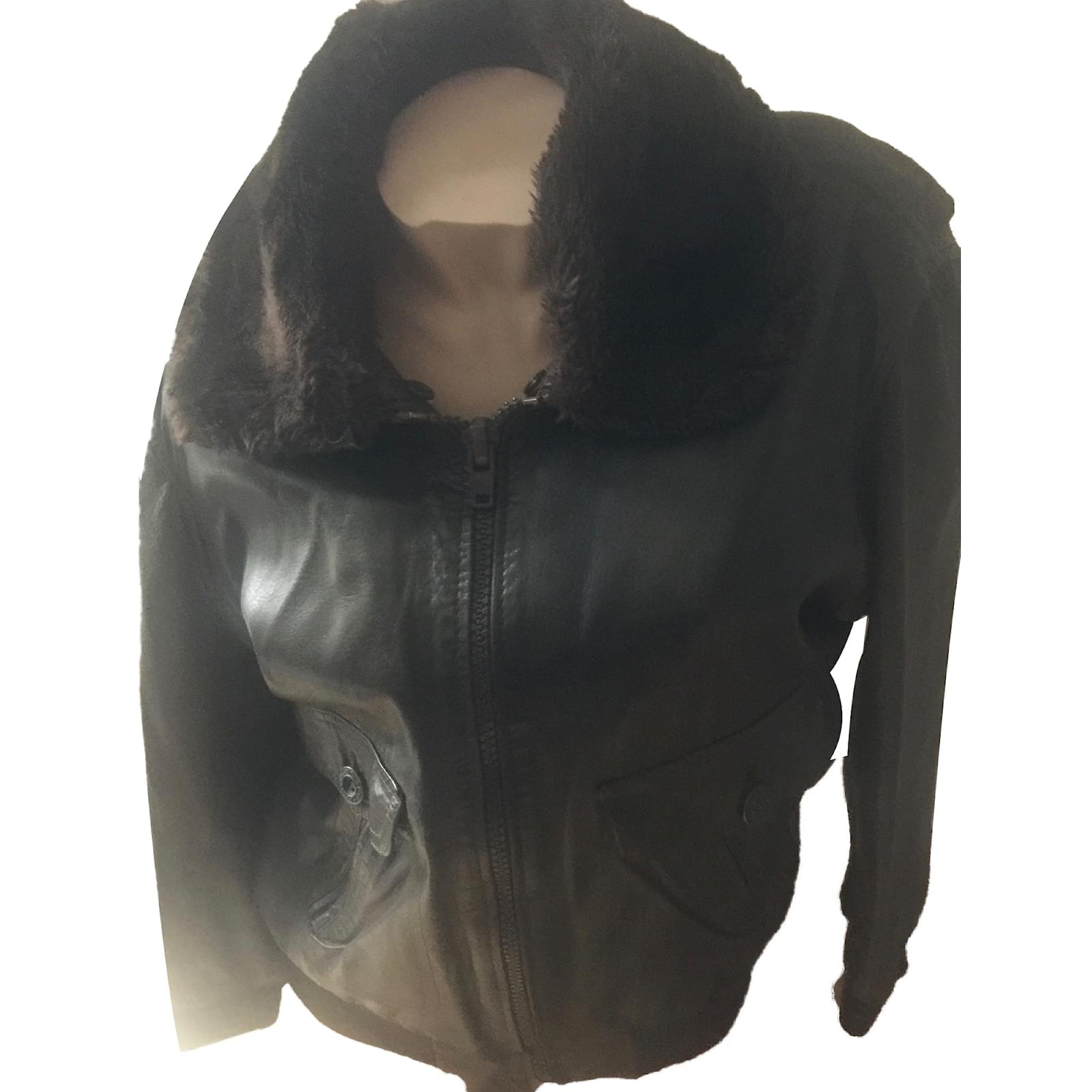 Mac Douglas Jackets Dark brown Leather ref.48040 - Joli Closet