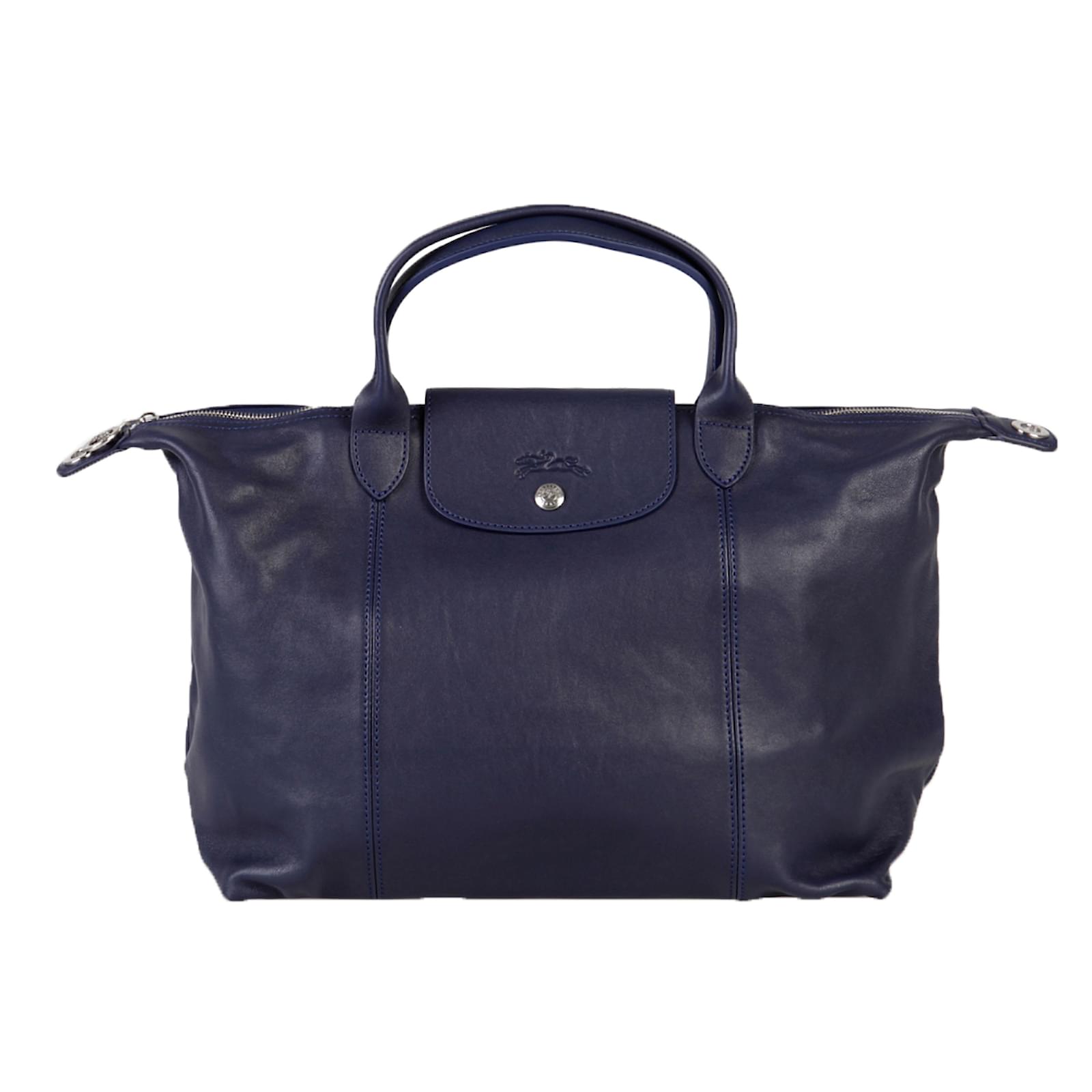 Longchamp Leder neue Tasche Blau ref.49955 - Joli Closet