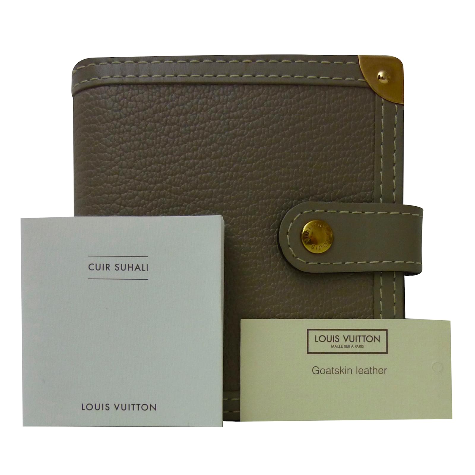 Louis Vuitton Wallets Grey Leather ref.54035 - Joli Closet