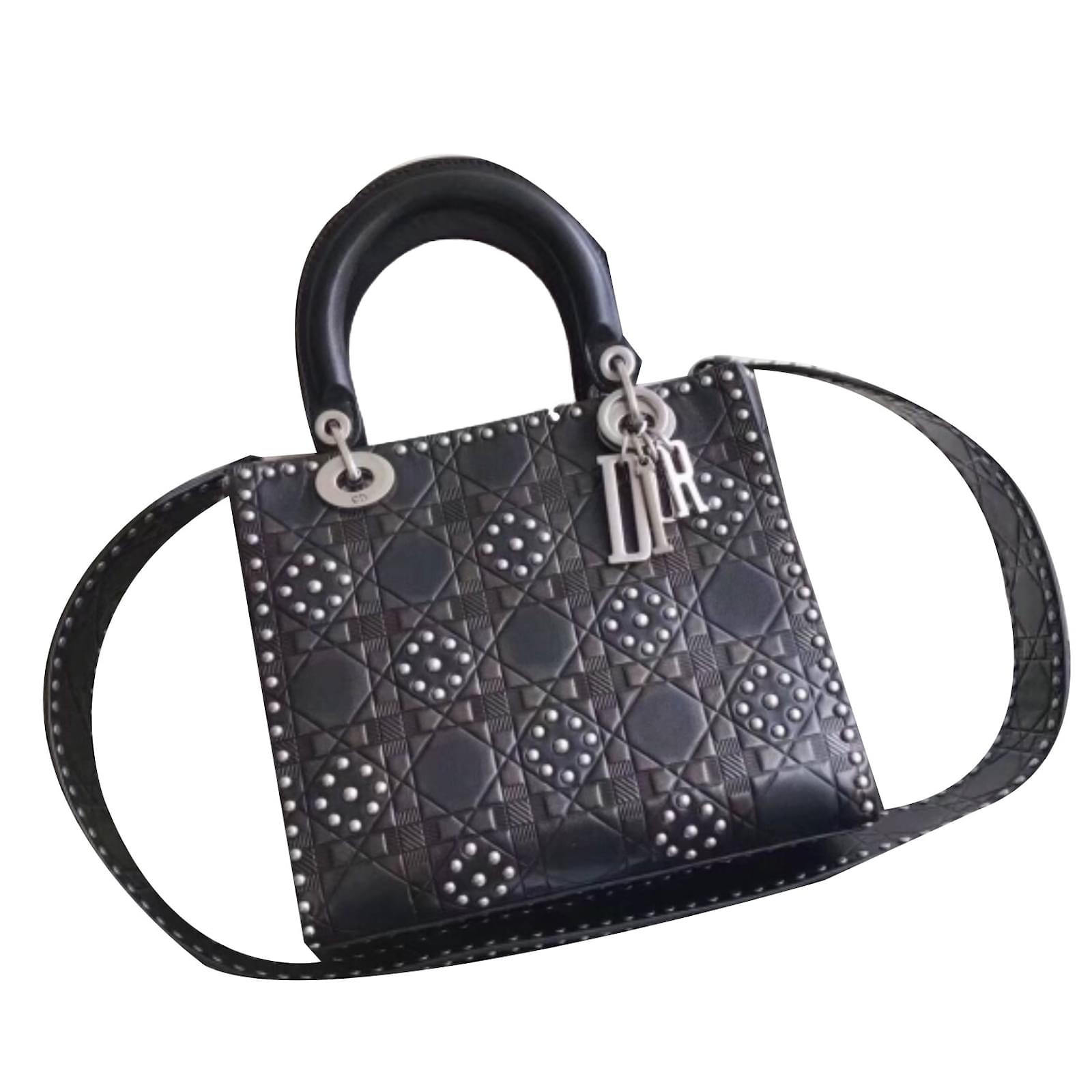 Christian Dior Sacs à main Cuir Noir ref.58449 - Joli Closet