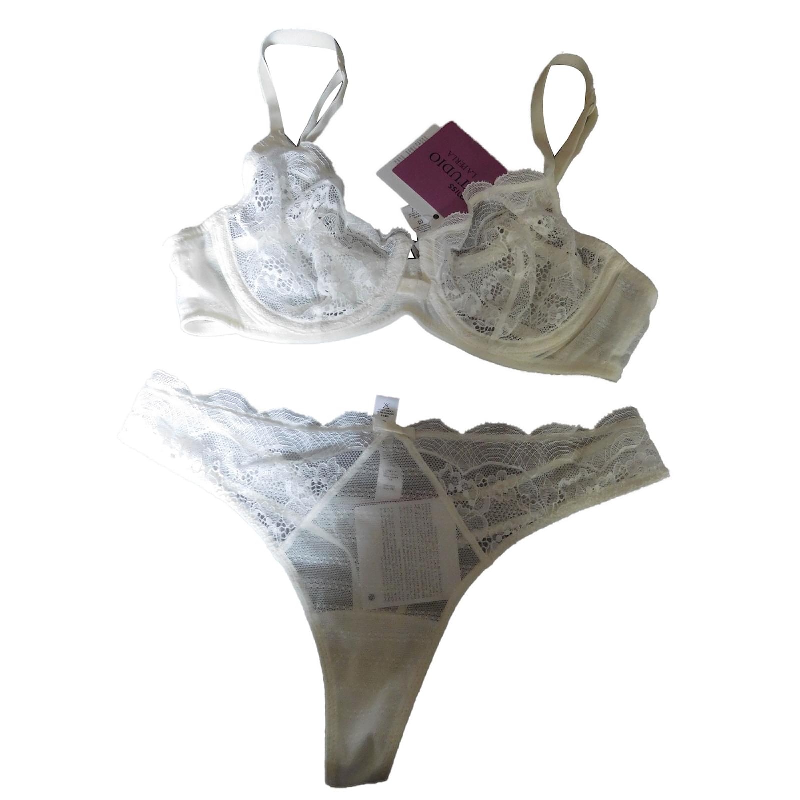 La Perla Intimates Eggshell Lace ref.61275 - Joli Closet