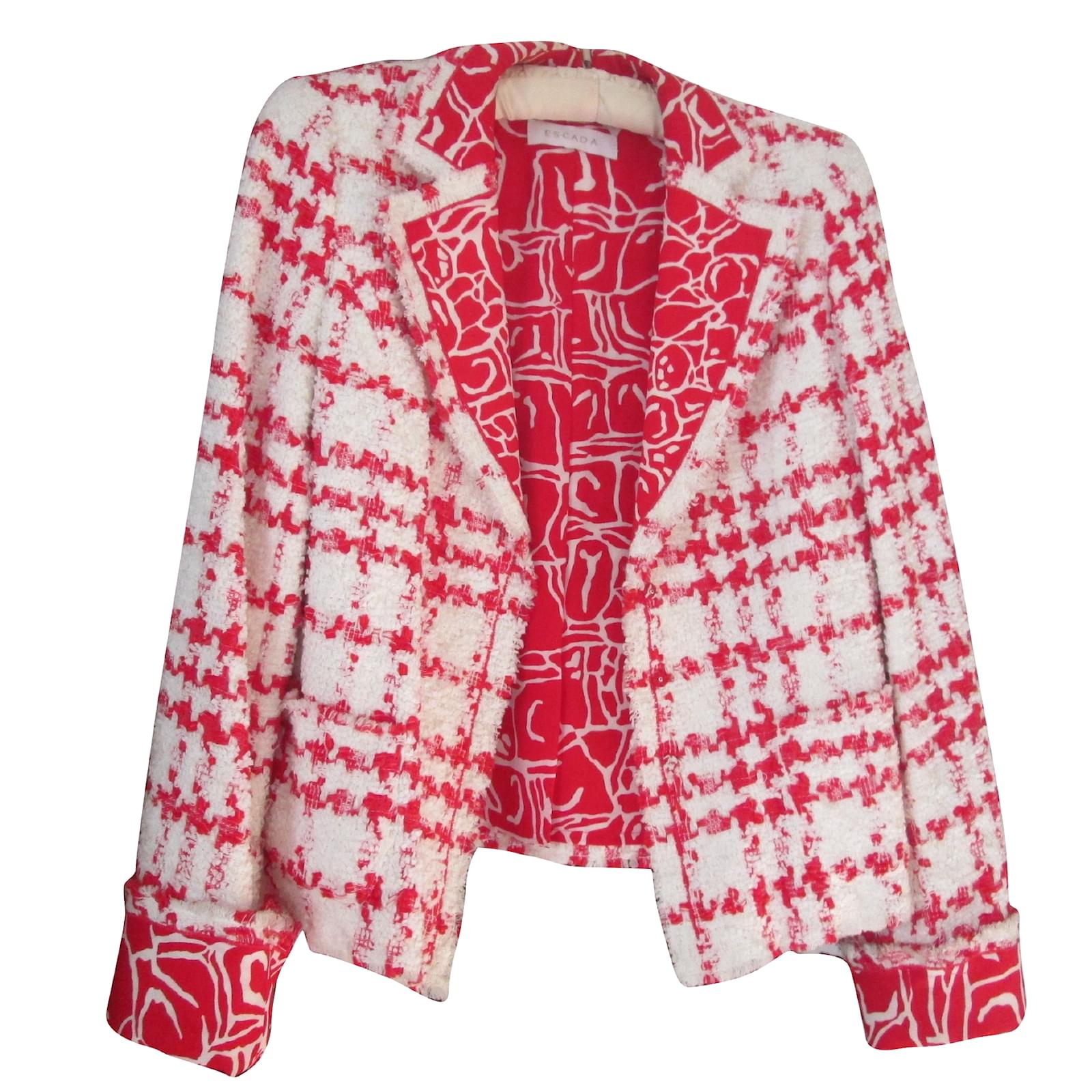 Escada Jackets Red Wool ref.61564 - Joli Closet