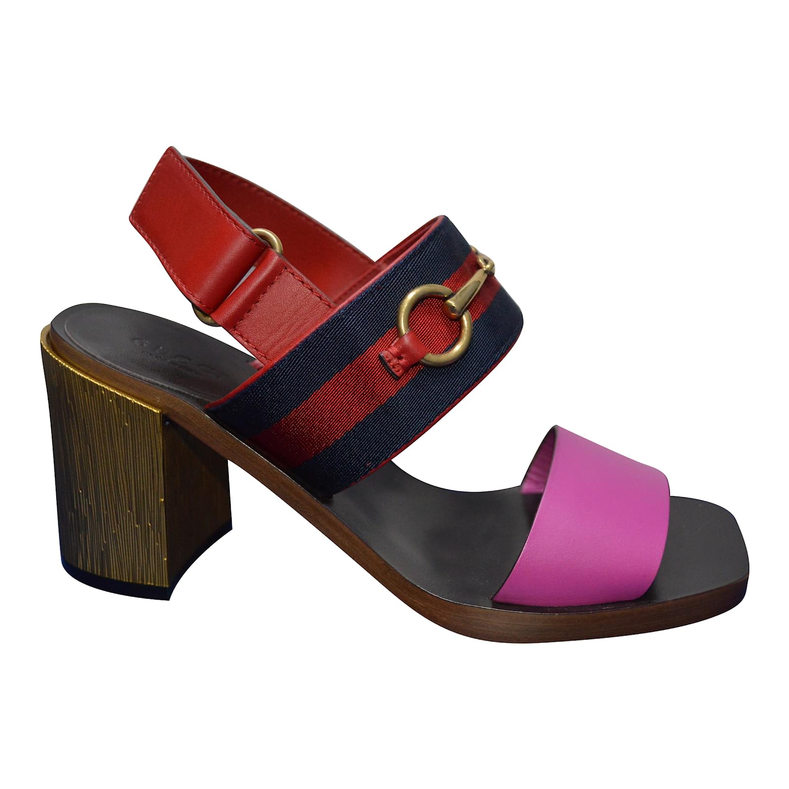 Gucci Escarpins Cuir Multicolore ref.65458 - Joli Closet