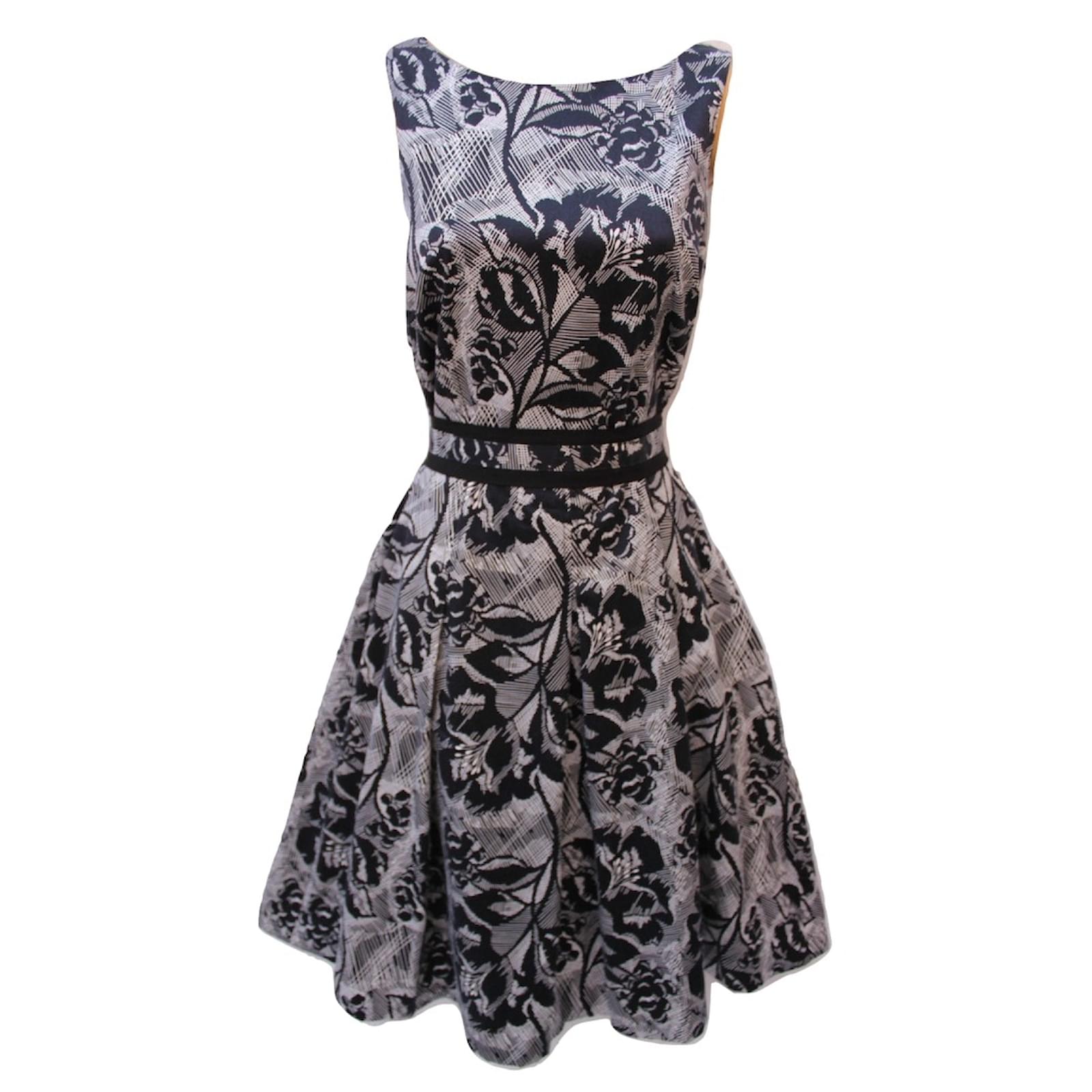 Coast Robes Coton Elasthane Blanc Bleu Marine ref.66022 - Joli Closet