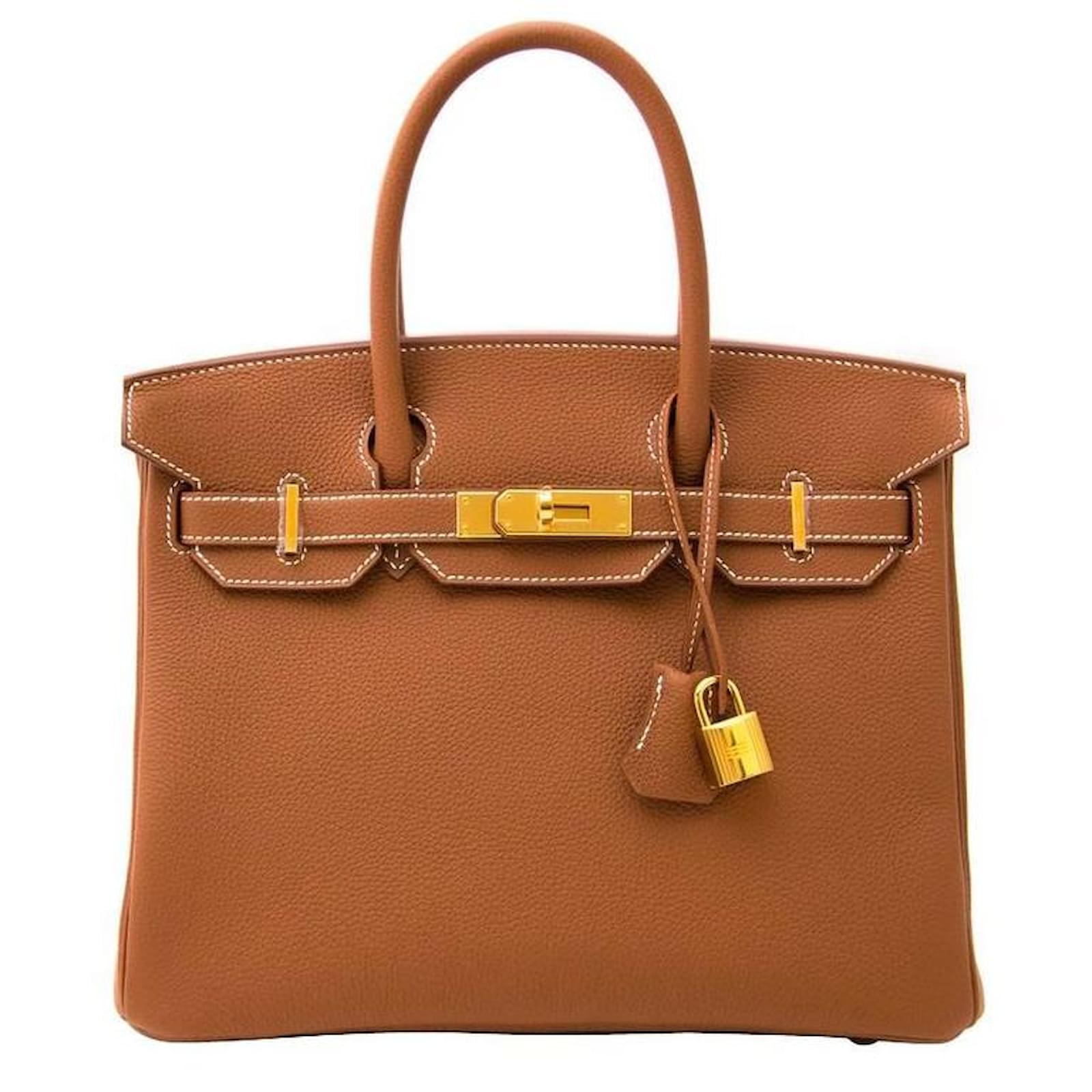 Herm s Birkin 35 Cuir Marron Ref 67633 Joli Closet Herm s Birkin 35 Cuir Marron Ref 67633 Joli Closet