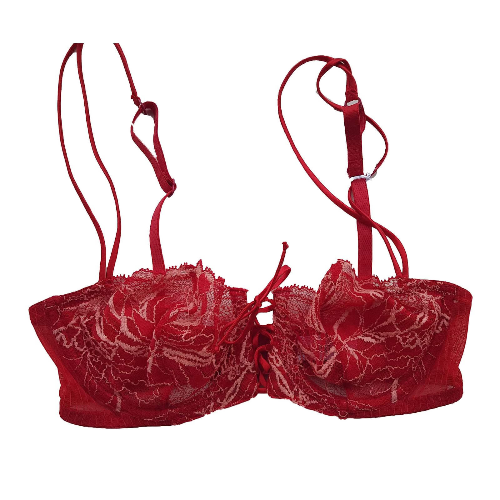 La Perla Intimates Red Lace ref.71721 - Joli Closet