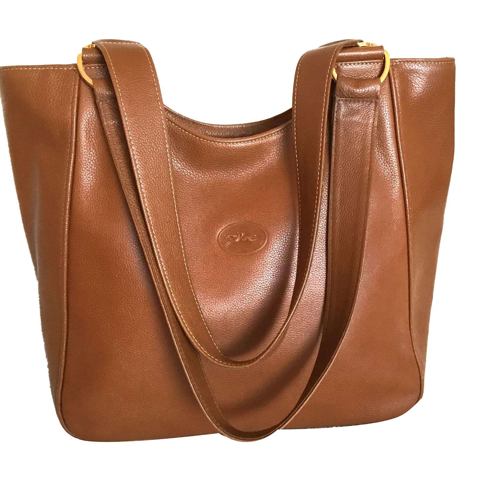 Longchamp Sac à main Cuir Cognac ref.74505 - Joli Closet