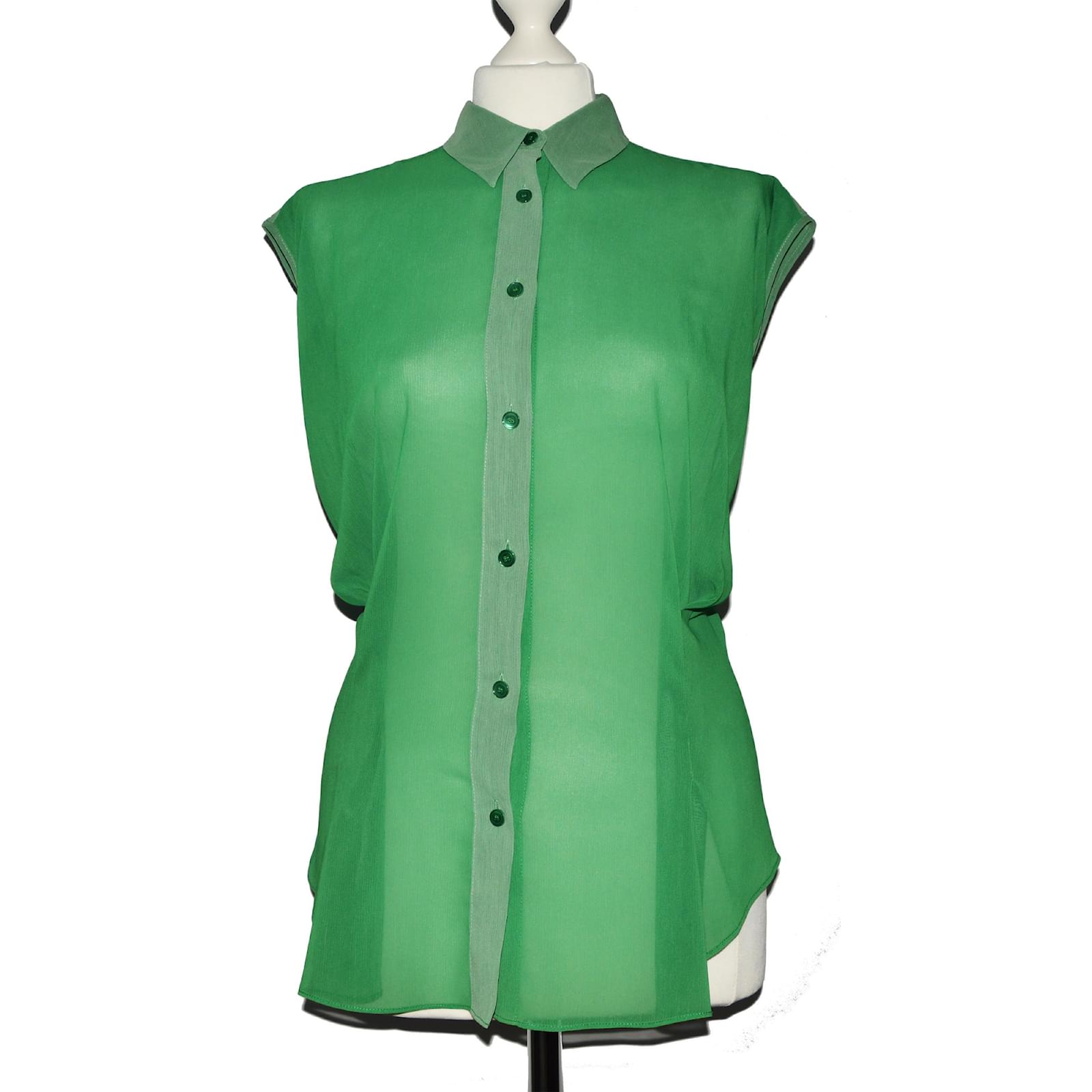 Acne Tops Green Polyester ref.74867 - Joli Closet