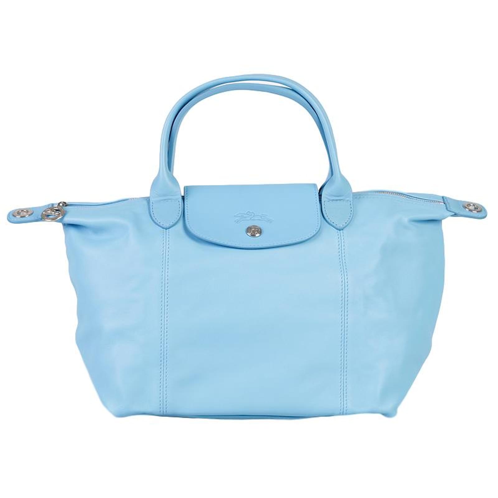 Longchamp Leather bag Blue ref.76211 - Joli Closet