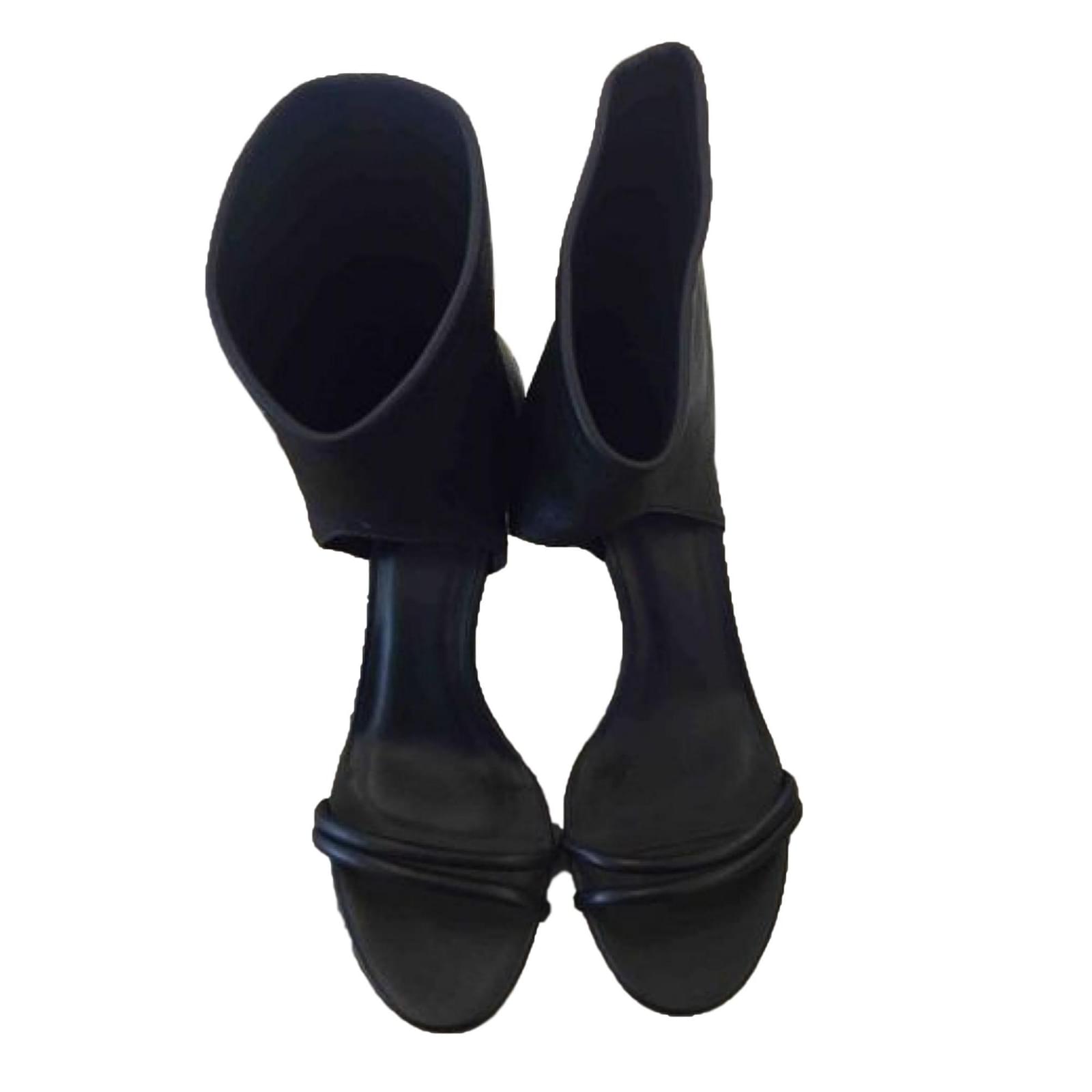 Isabel Marant Heels Black Leather ref.78529 - Joli Closet